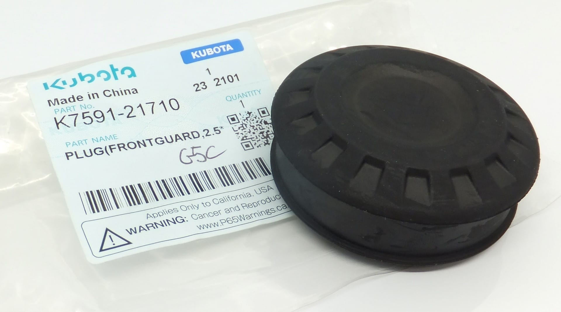 K759121710 Kubota Front Guard Cap - EG COLES